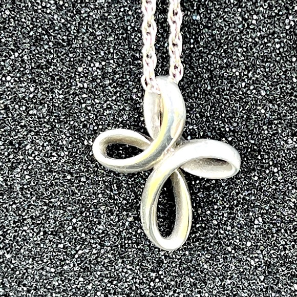 Jewelry | James Avery Eternal Ribbon Cross Sterling Silver Ret On 16 ...